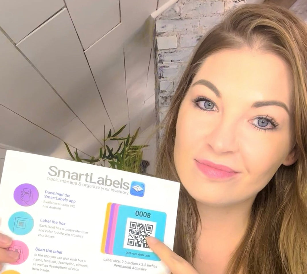 Smart Labels Color Coded QR Code Labels for Organization & Storage