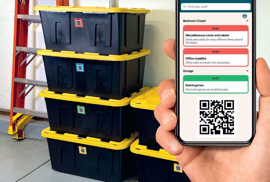 Smart Labels Color Coded QR Code Labels for Organization & Storage